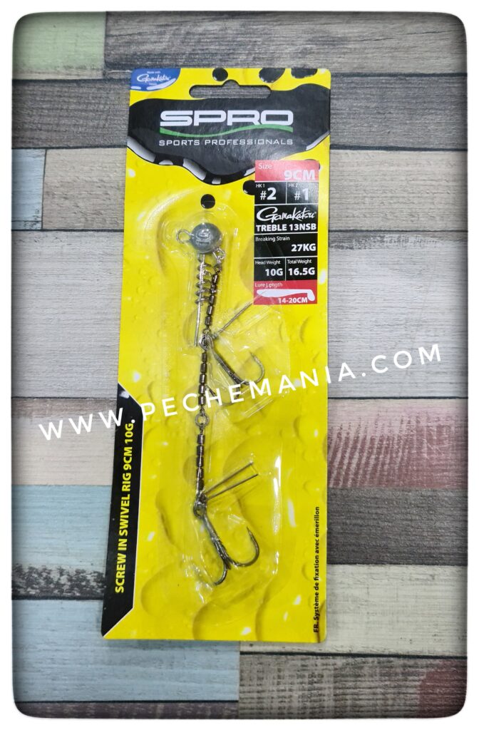 SPRO SCREW IN SWIVEL RIG - Pechemania