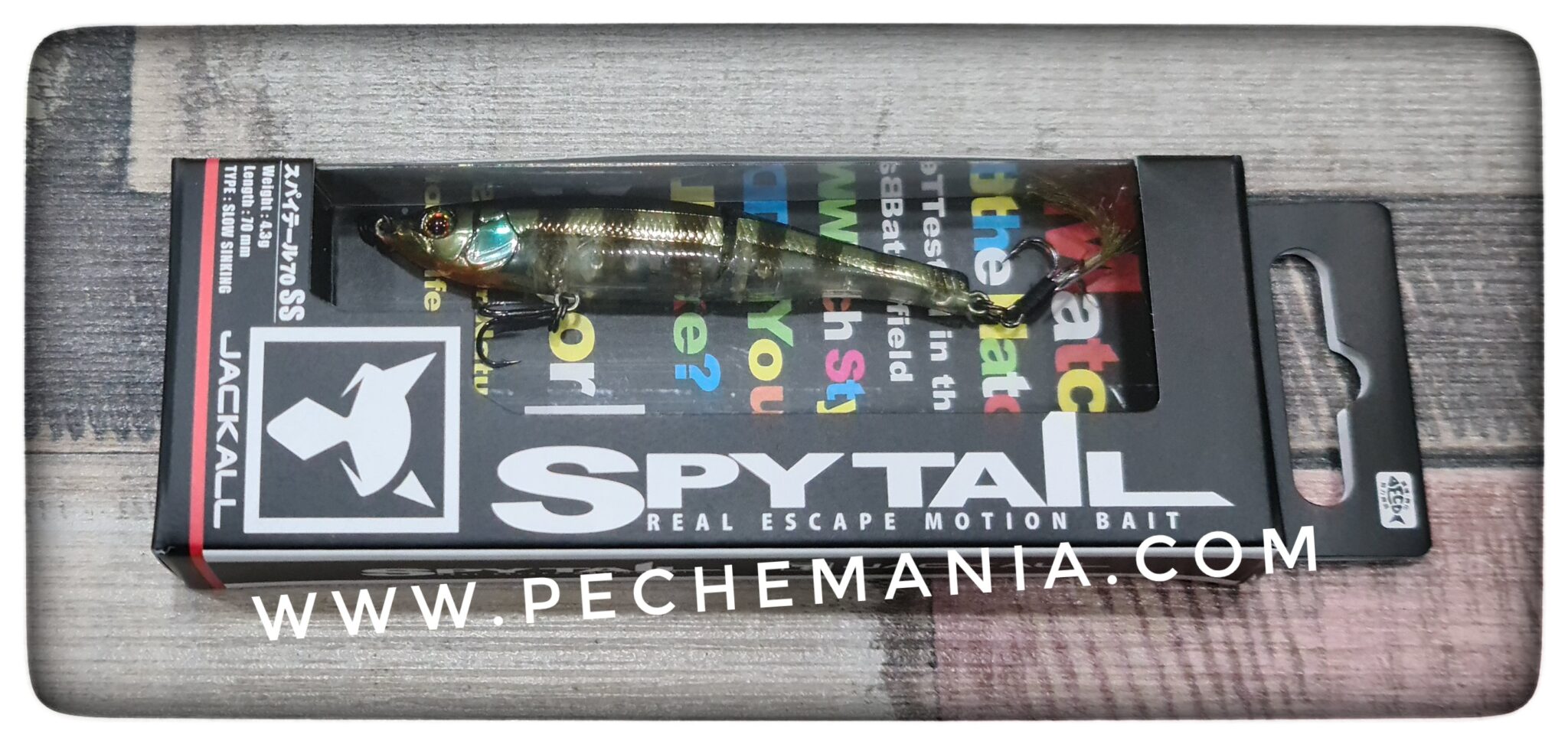 JACKALL SPYTAIL 70SS - Pechemania