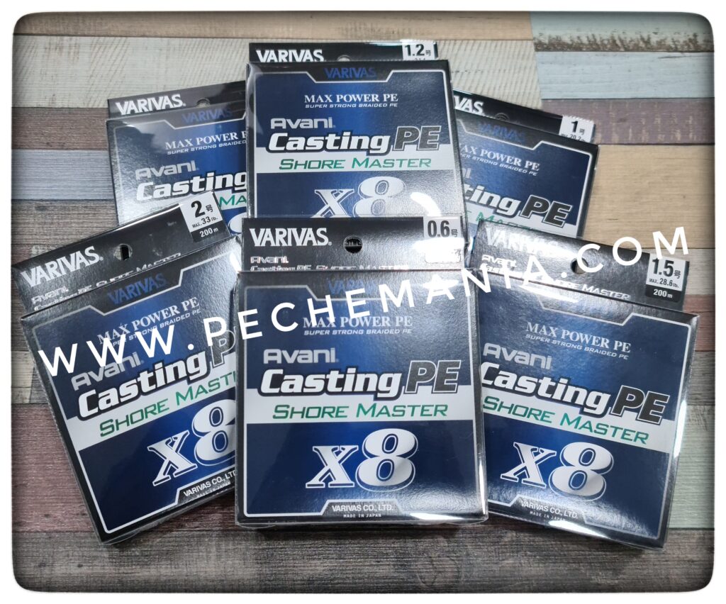 VARIVAS AVANI CASTING PE MAX POWER X8 SHORE MASTER 200M - Pechemania