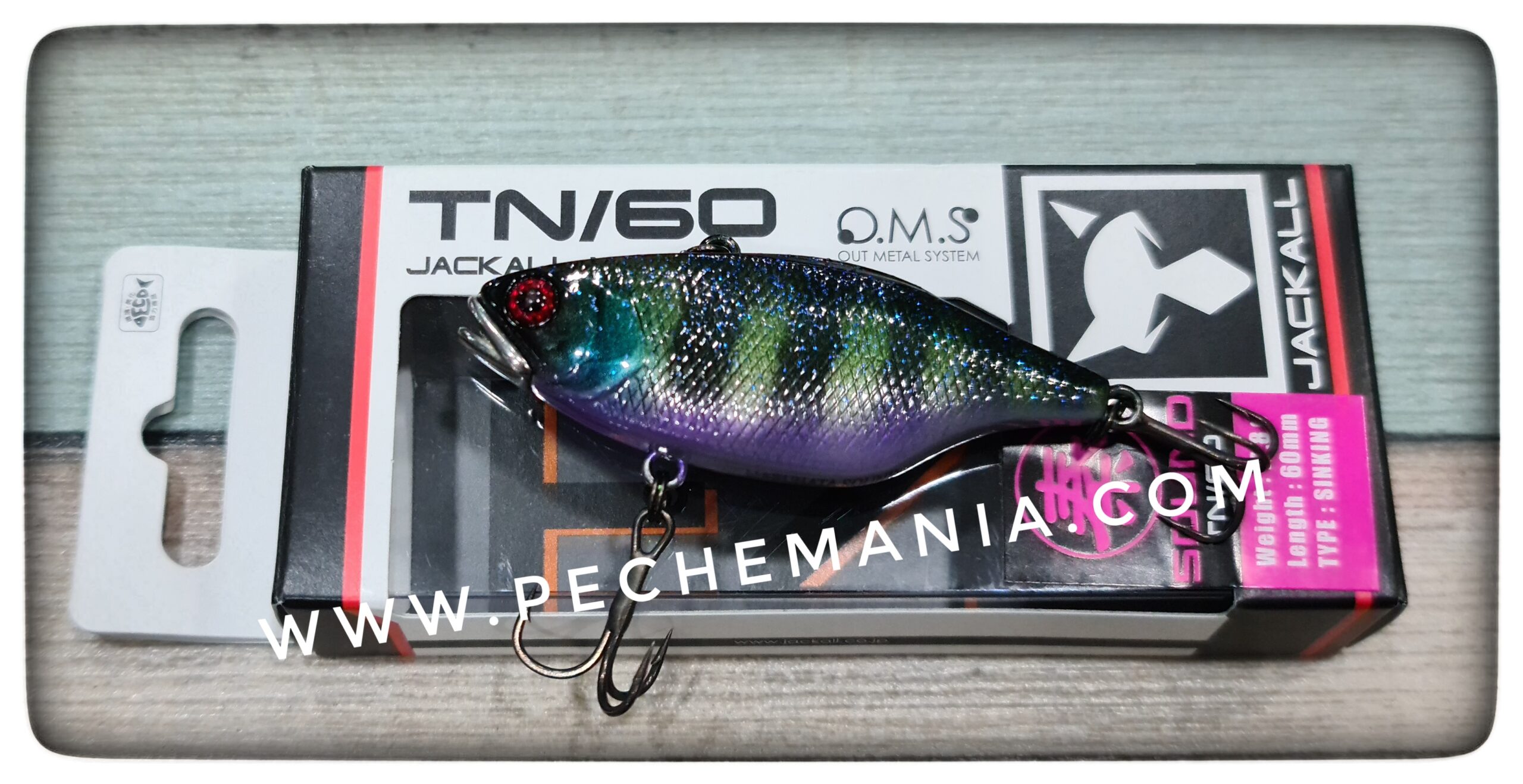 JACKALL TN60 VIBRATION sound - Pechemania