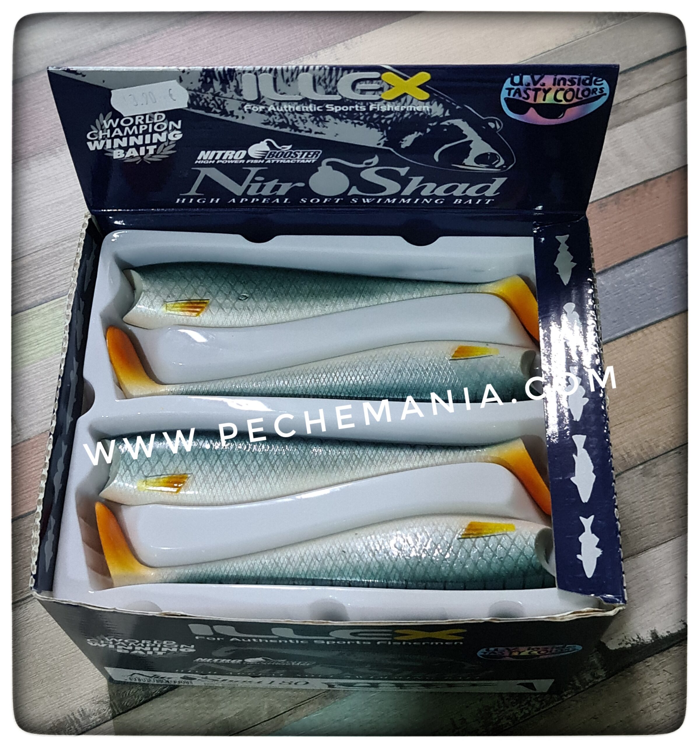 ILLEX NITRO SHAD 180 (vrac) - Pechemania