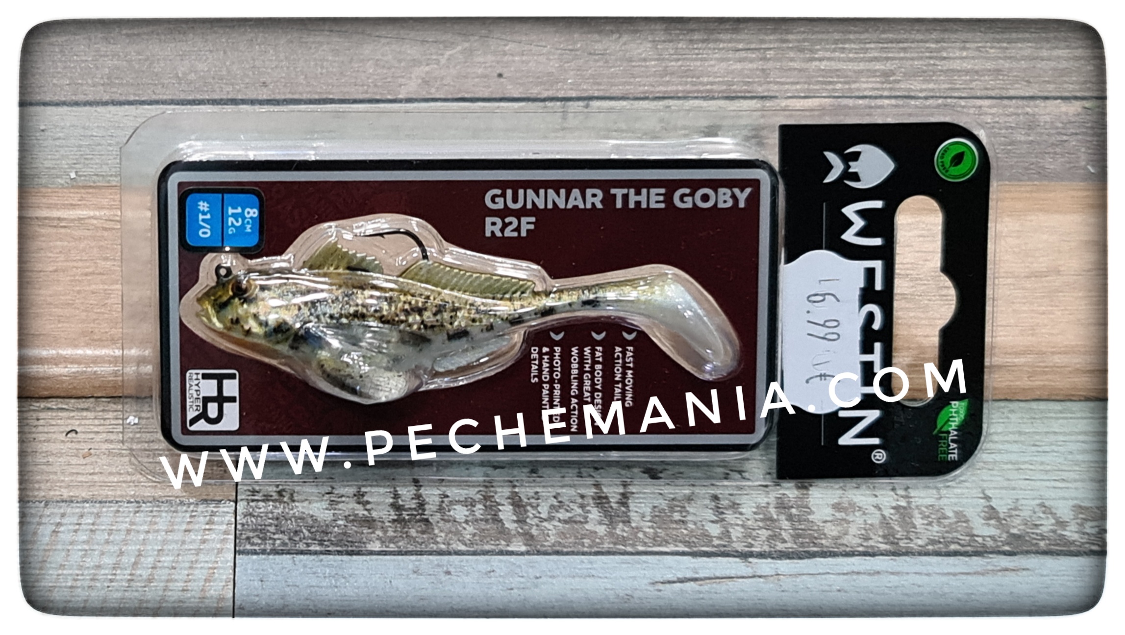 WESTIN GUNNAR THE GOBY R2F / 8CM/12 GR - Pechemania