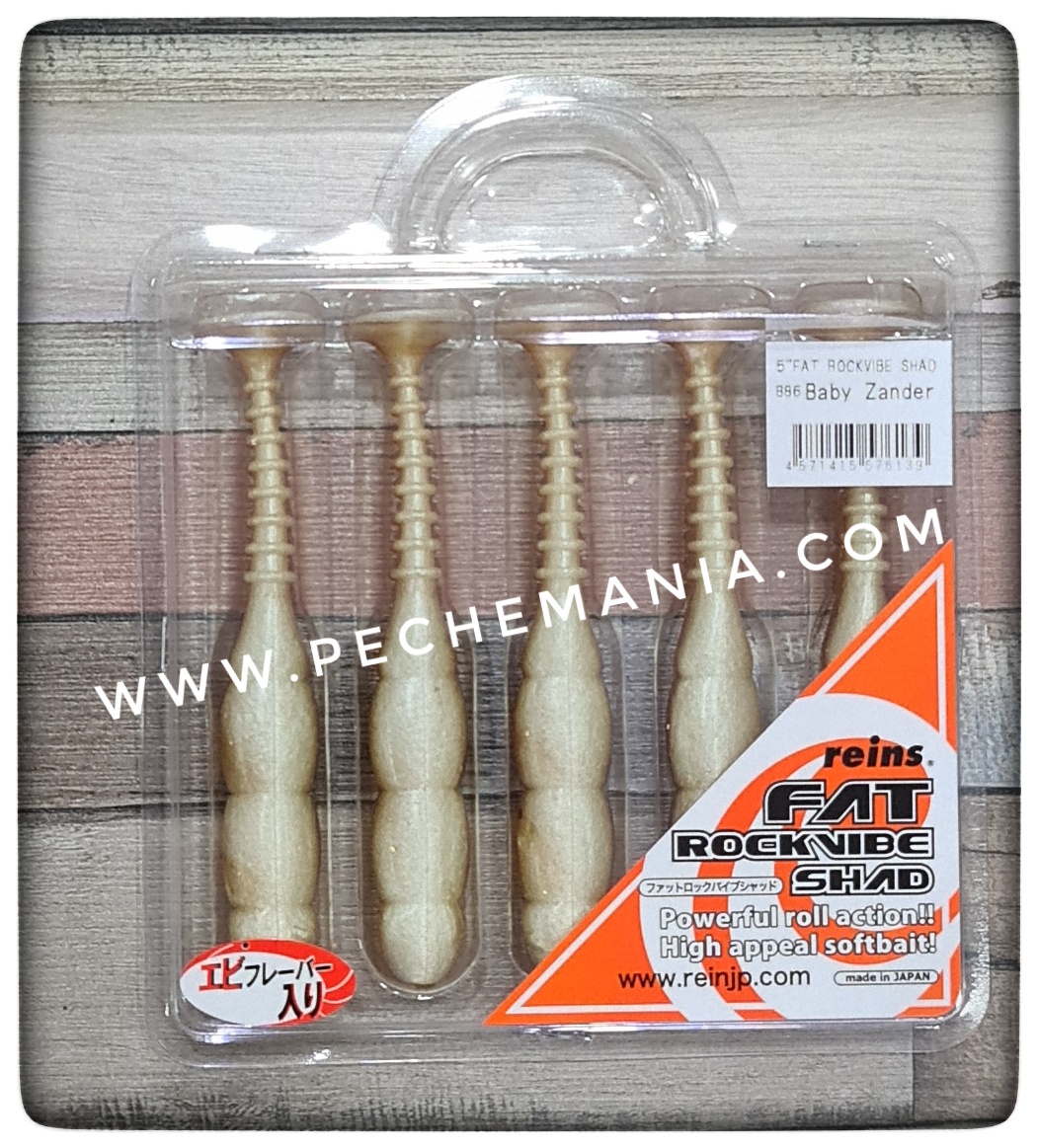 REINS FAT ROCKVIBE SHAD 5 INCH - Pechemania