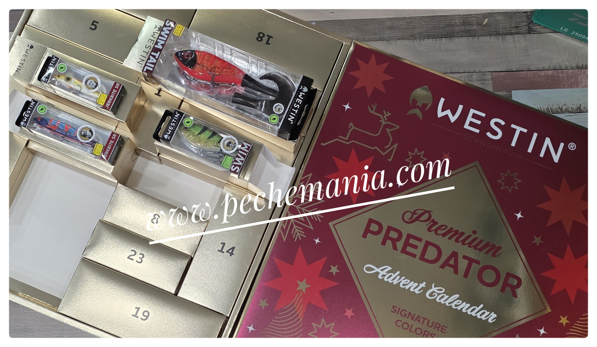 WESTIN PREMIUM PREDATOR ADVENT CALENDAR SIGNATURE COLORS 2025 - Pechemania